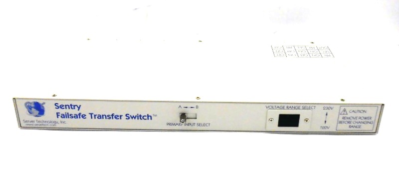 Server Technology Fail-safe Transfer Switch Sentry C13 Ptts-h008-0-02m ...