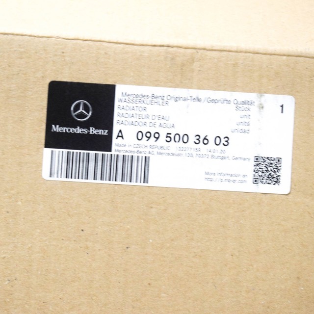 OEM Mercedes-Benz S-class W222 Cooling Radiator A0995003603 Genuine for ...