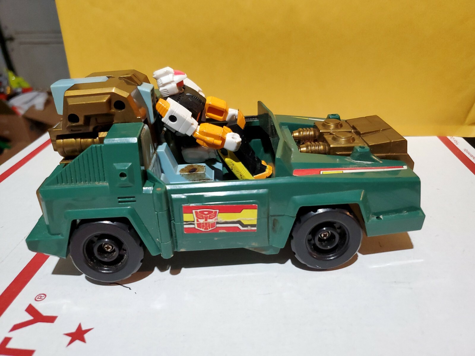 Vtg 1990 Transformers G1 Action Masters: ATTACK CRUISER w/ SPROCKET | eBay