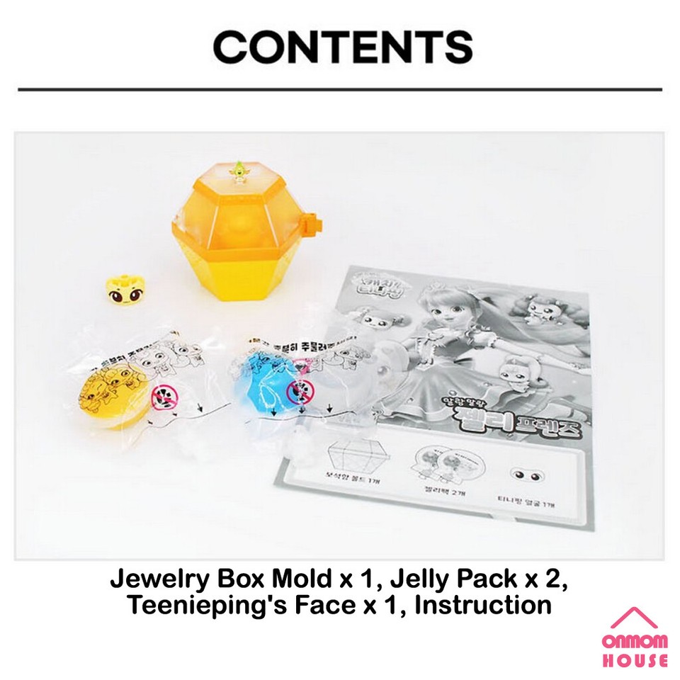 Catch Teenieping Soft Jelly 4 Characters Friends Jelly Figure DIY Kit ...