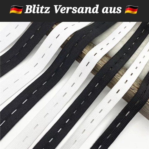 1 m Lochgummi 15 20 25 30 mm Gummi Gummiband Gummilitze Gummizug ...