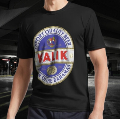 Kalik Drink Beer Logo Active T-Shirt Funny Size Mode American T-shirt ...
