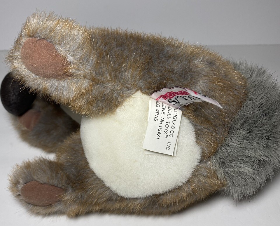 Vintage Douglas Cuddle Toys Squirrel Plush Acorn Nut Stuffed Animal ...