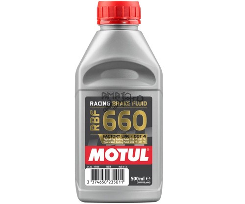 MOTUL RACING FLUIDE DE FREIN RBF 660 LIGNE D'USINE 500 ML 100% ...