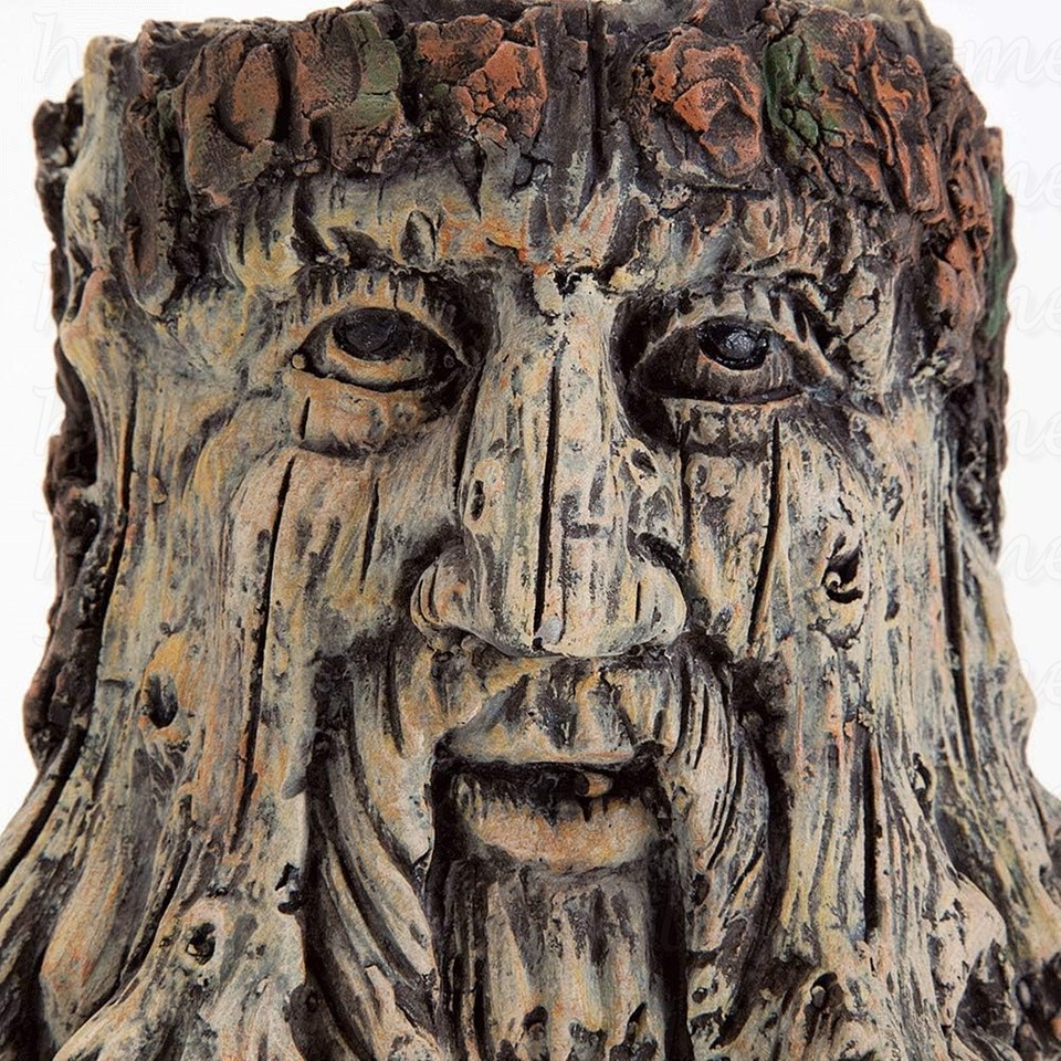Old Man Tree Face Planter Head Flower Pot Succulent Resin Vase Home ...