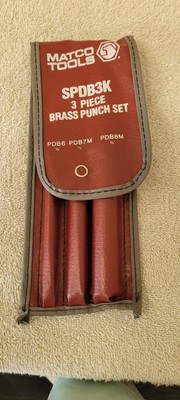 Brass Punch Set, Matco Tools SPDB3K 3 Piece With Pouch | eBay