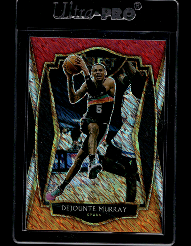 2020 Panini Select Red White Orange Shimmer #124 Dejounte Murray | eBay