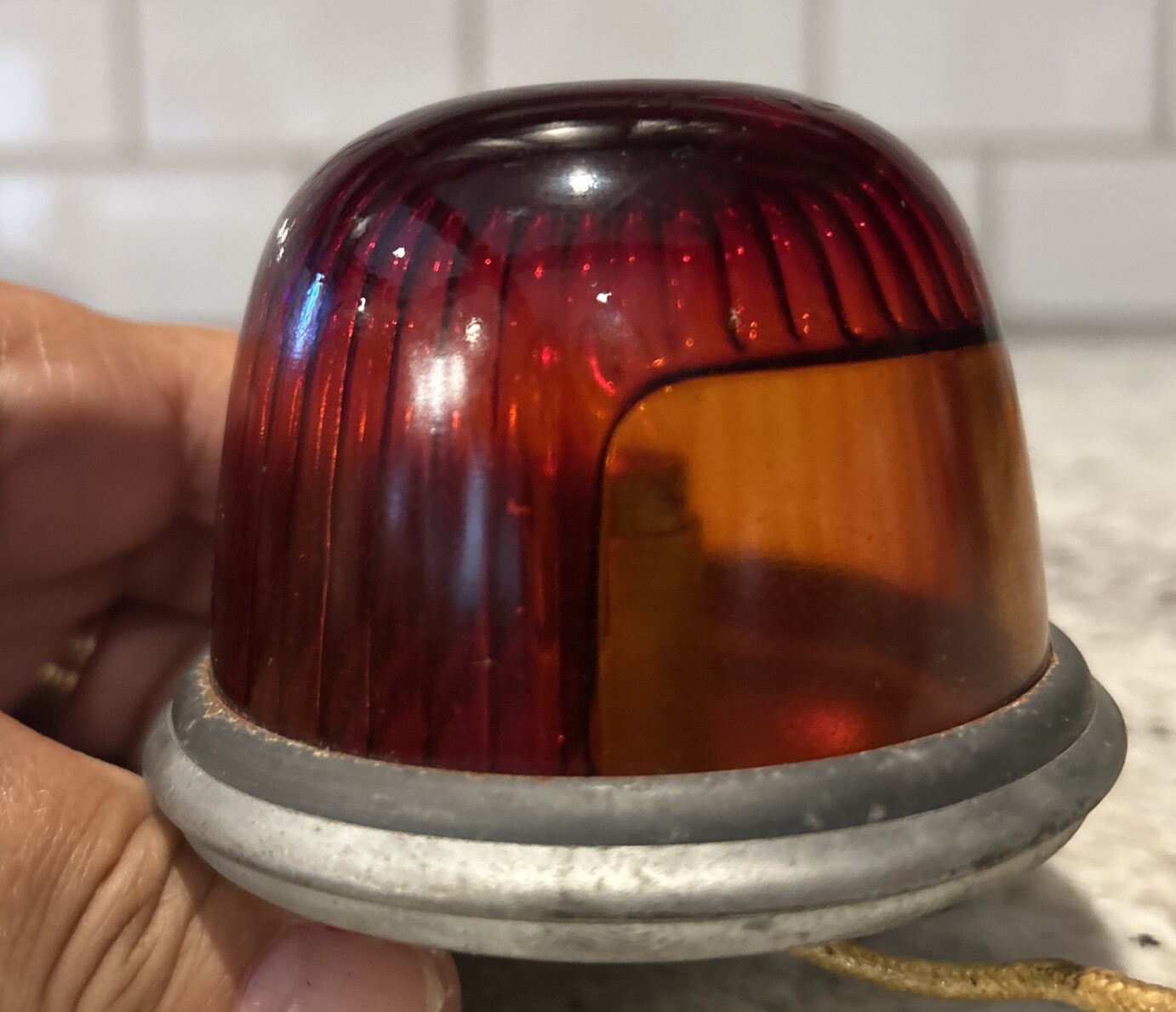 Vintage Nu Ray Jr Motorcycle, Scooter Rear Taillight Assembly Red Glass ...
