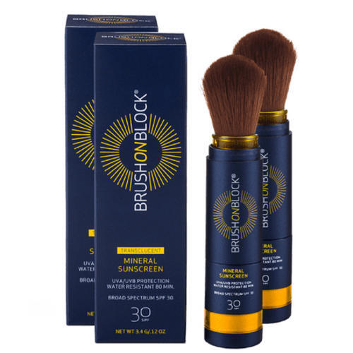 Brush On Block Duo Pack Translucent Mineral Powder Sunscreen SPF 30 2 ...