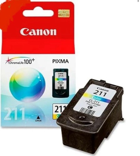 Genuine Canon CL-211 Color Ink Cartridge OEM Pixma NEW Sealed Package ...