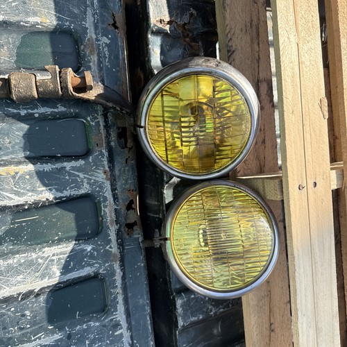 Vintage Do Ray & Auto Radiator Fog Lights 1 With Mounting Bracket | eBay