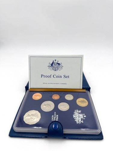1985 Proof Coin Set - Royal Australian Mint Date Set New in Box ...