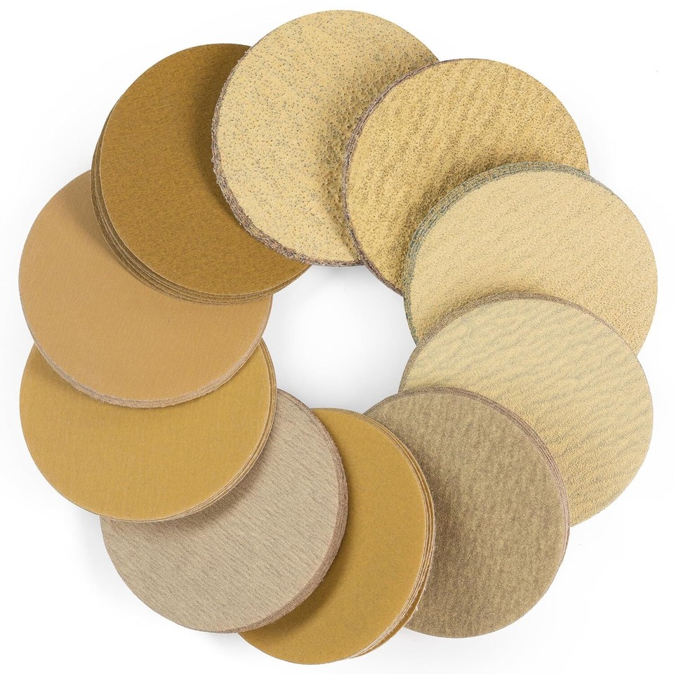 25/50 PCS 3 Inch Hook and Loop 40-600 Grit No Hole Sanding Discs For DA ...