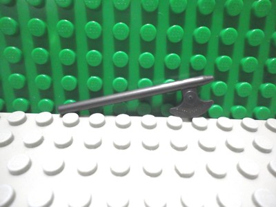 Lego mini figure 1 Pearl Black battle axe knight castle weapon NEW | eBay