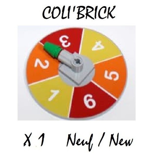 Lego 6177 - 1x Roulette Jeux / Tile Round 8x8 with Spinner Numbers ...