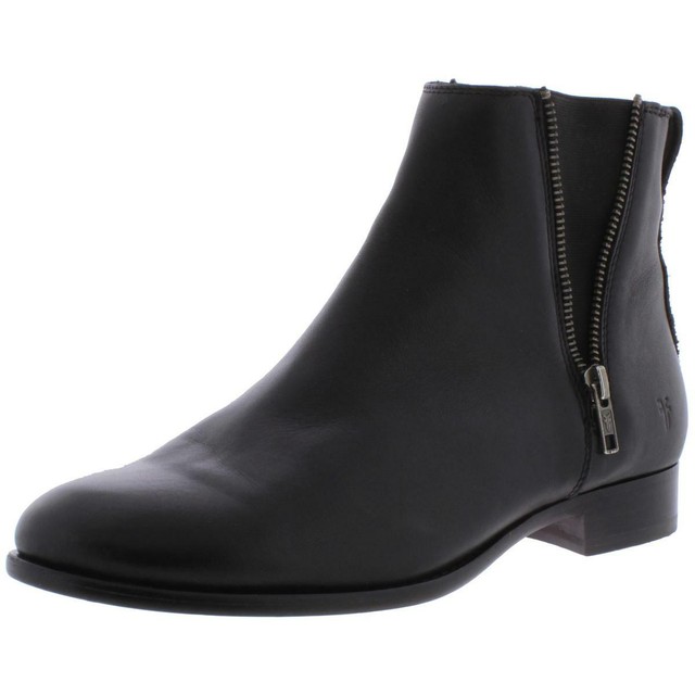 Frye Women's Carly Zip Chelsea Boot Black Size 6.0 Ku3w for sale online ...