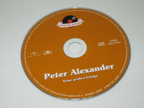 PETER ALEXANDER/SEINE GROßEN ERFOLGE(POLYDOR-UNIVERSAL 5314569) CD ...