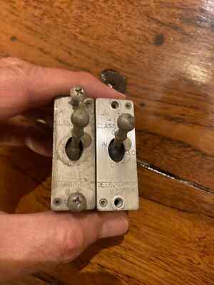 2 10AMP Vintage Circuit Breakers, Toggle Switches, Neat | eBay
