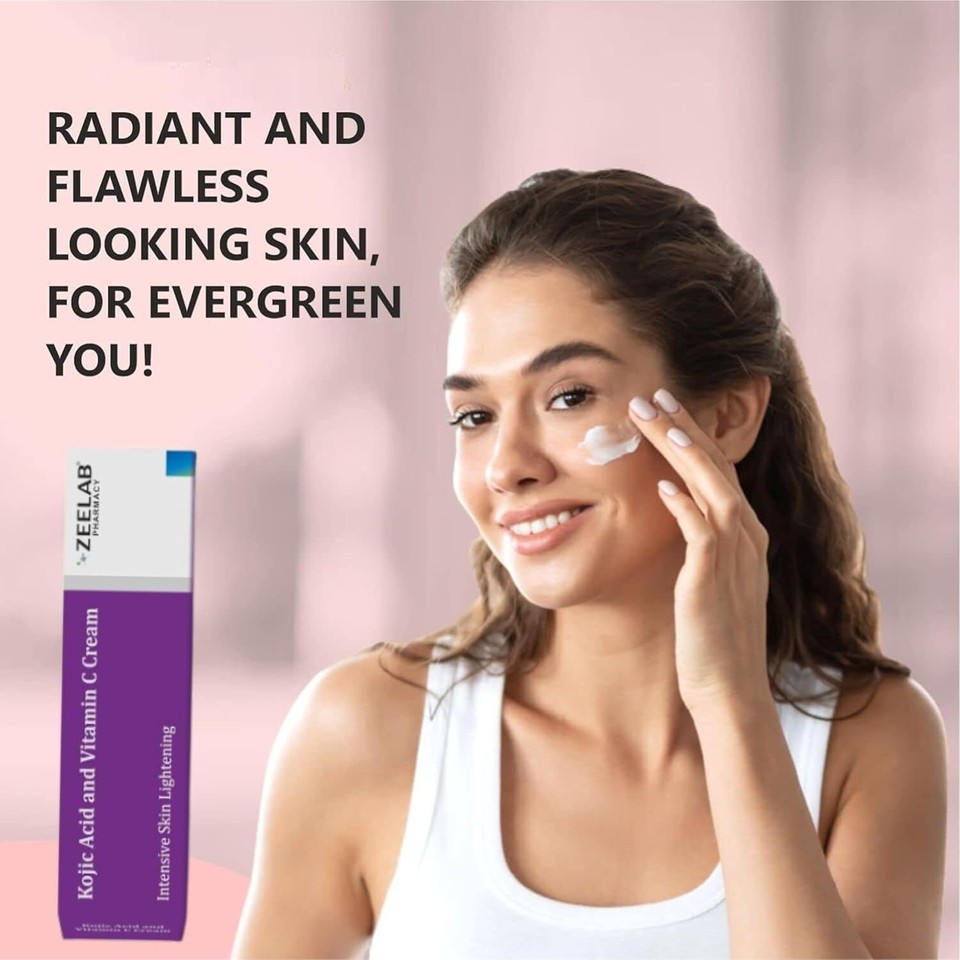 Zeelab Kojic Acid 2% and Vitamin C Cream (20g Tube) | Pack of 3 | eBay UK