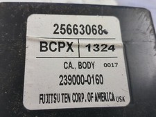 2000 Cadillac Deville Rear Integration Module 25662833 Alps for sale ...