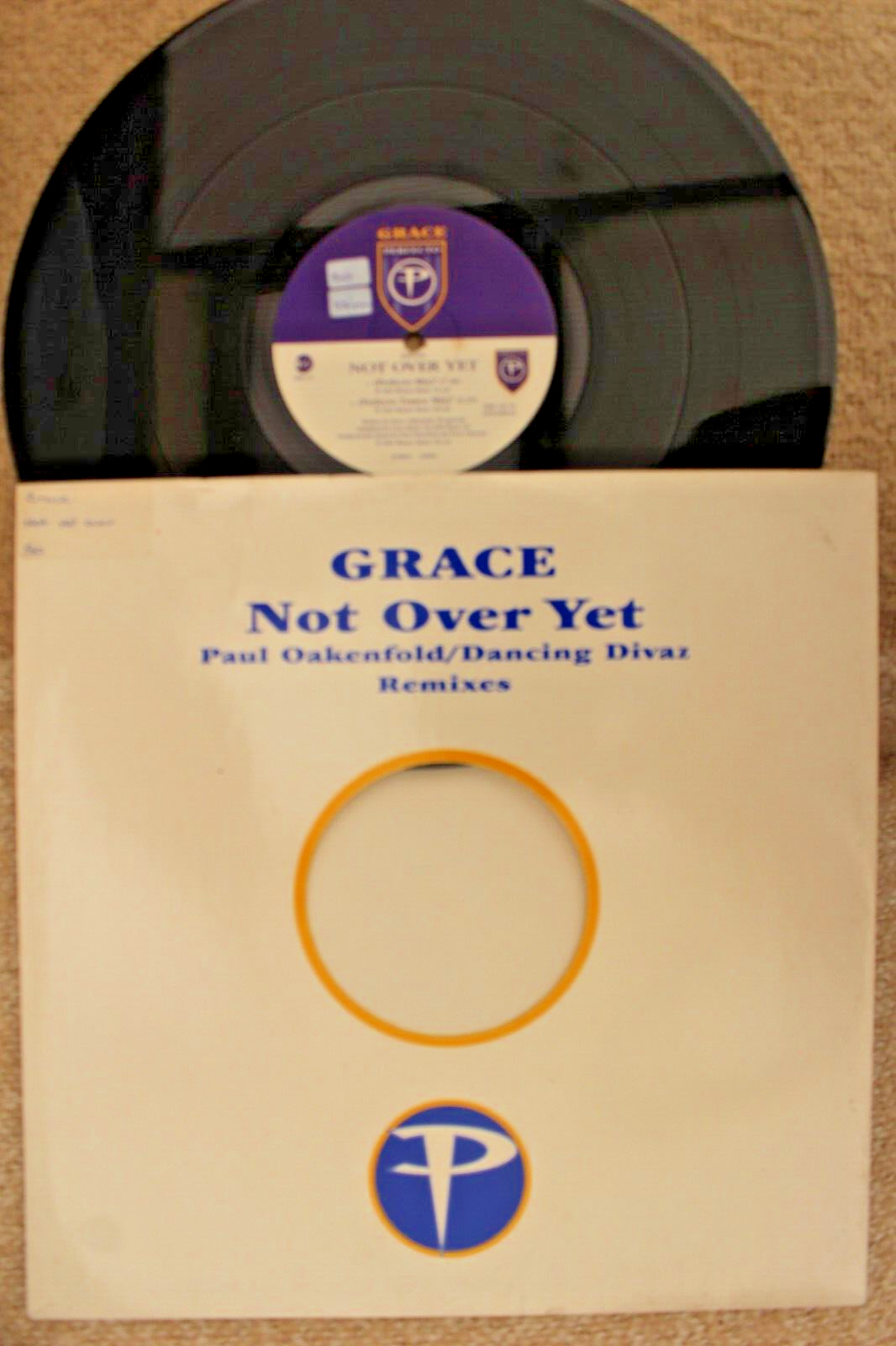 EX+ GRACE - NOT OVER YET - PERFECTO PERF 104 TZ - 1995 12" 33RPM SINGLE ...