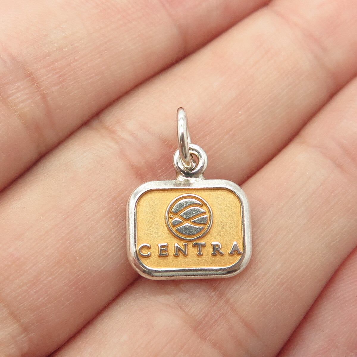 925 Sterling Silver Vintage USA cTo "Centra" Charm Pendant | eBay