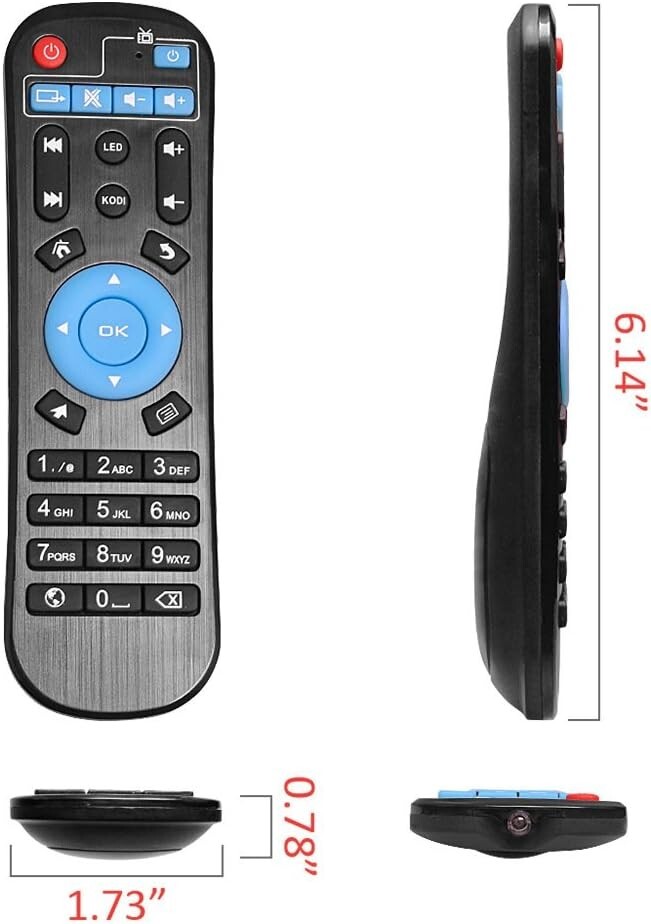 Replacement Remote Control-Android TV Box Controller for MXQ/MXQ/ Pro ...
