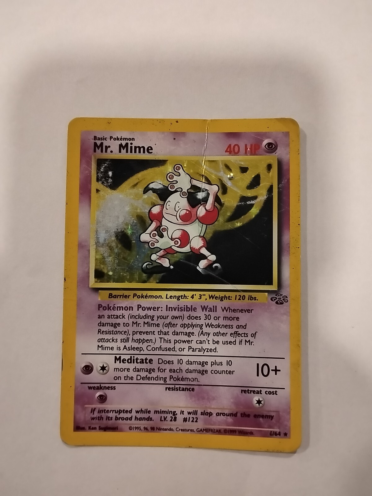 Pokémon TCG Mr. Mime Jungle 6/64 Holo Unlimited Holo Rare | eBay