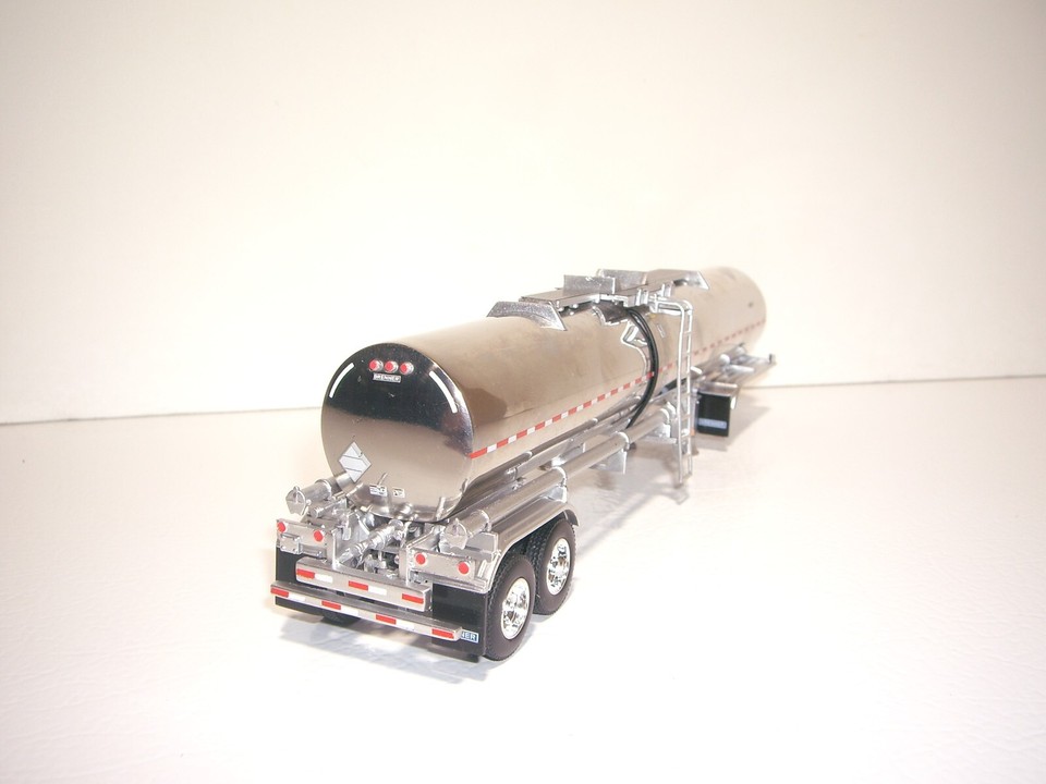 DCP FIRST GEAR 1/64 POLISHED STAINLESS STEEL TANDEM AXLE BRENNER ...