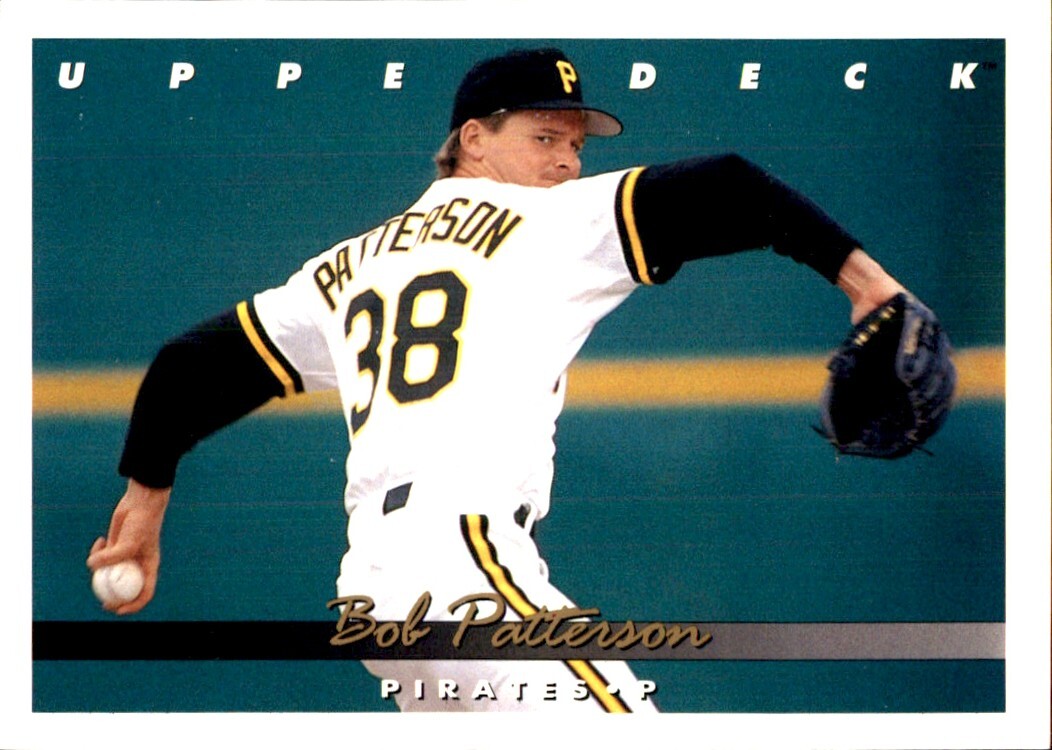 1993 Upper Deck GOLD HOLOGRAM #412 Bob Patterson PITTSBURGH PIRATES | eBay