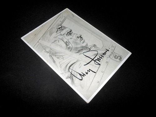 WW2 German Luftwaffe Autograph - GENERAL ADOLF GALLAND - WARTIME SIGNED ...