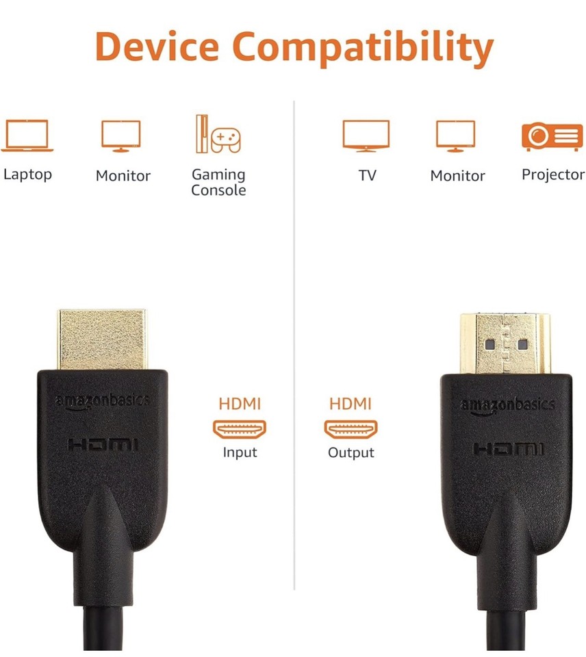 HDMI High-Speed 4K Ultra HD 2.0 Cable/Cord, 10 feet, Black | eBay