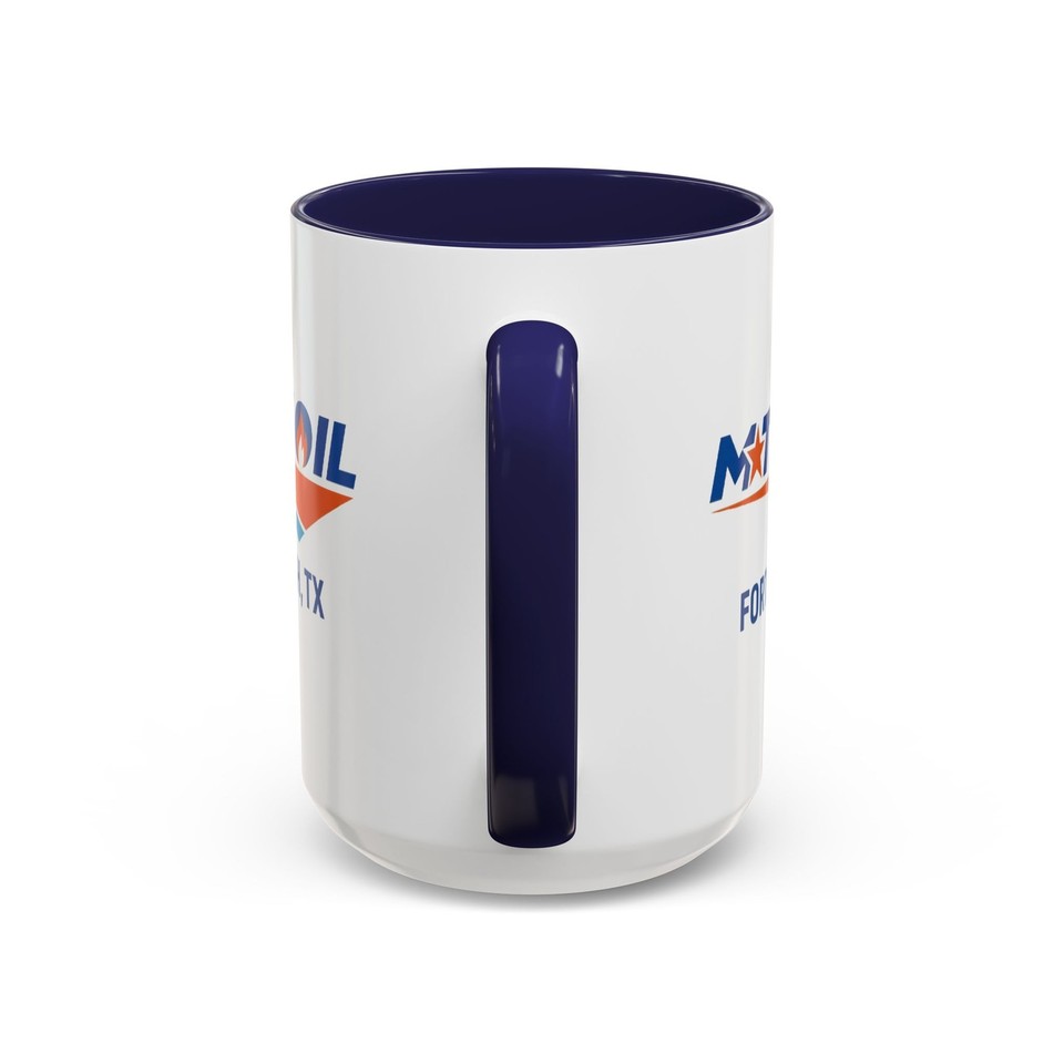 M-Tex Oil Fort Worth Tx Logo Mug Landman Accent Coffee Mug Billy Bob ...