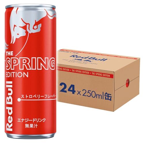 Red Bull Energy Drink Spring Limited Edition Strawberry flavor 250mlx24 ...