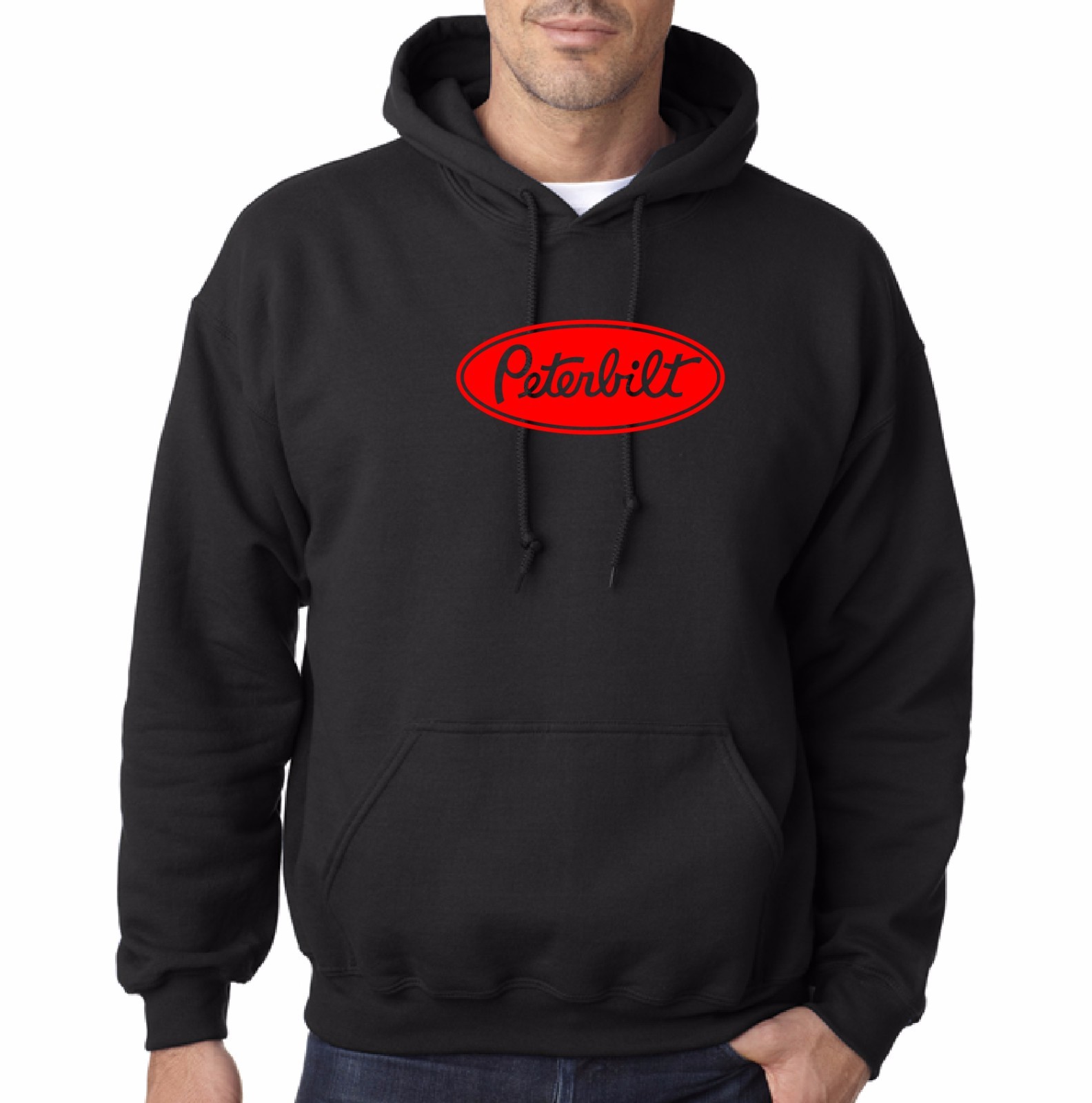 Peterbilt Hooded Sweatshirt truckers mechanics drive dump tractor ...