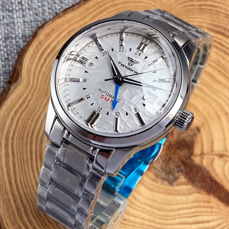 NH34 Tandorio Dive 39mm Sapphire Glass GMT Automatic Men Watch Texture ...