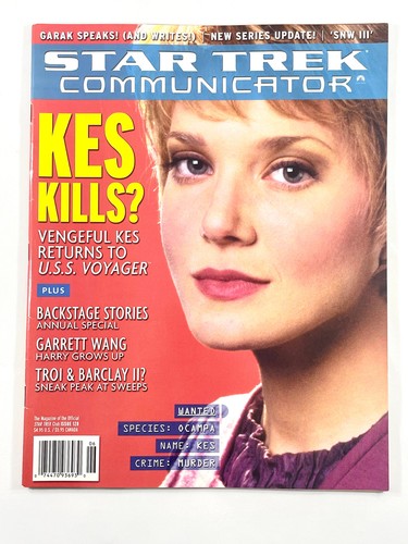 Star Trek Communicator Magazine April/May 2000 Issue 128 Featuring Voyeger's Kes | eBay