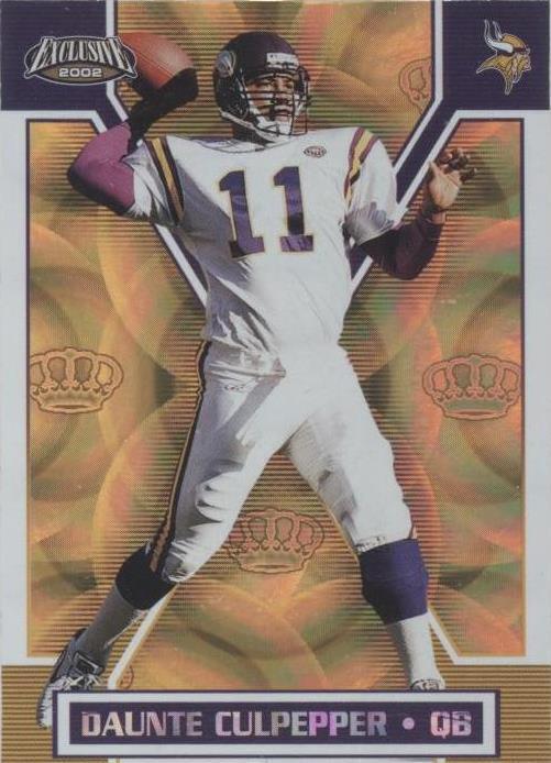 2002 Pacific Exclusive - Daunte Culpepper #95 Gold for sale online | eBay