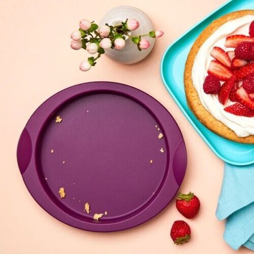 TUPPERWARE Silicone Baking Princess Form TupperChef Mini Round B2B ...