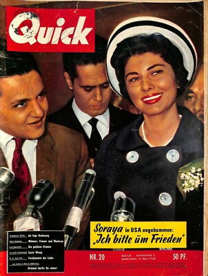 Quick Magazine 17 May 1958 - Princess Soraya | eBay