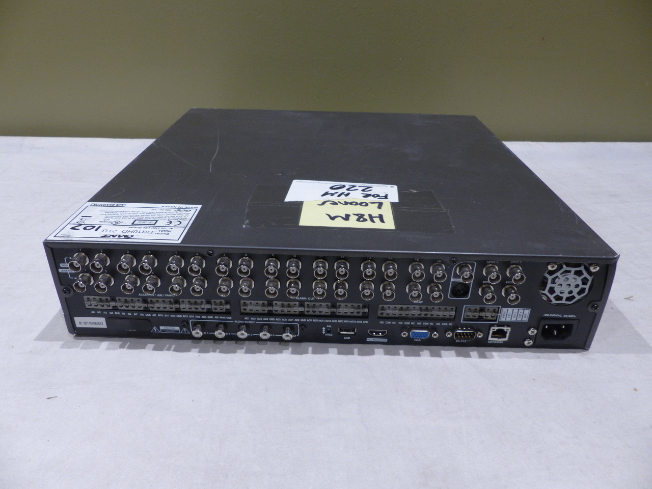 GANZ DIGIMASTER DR16HD 2TB 16 CHANNEL DVR DIGITAL VIDEO RECORDER W/ DVD ...