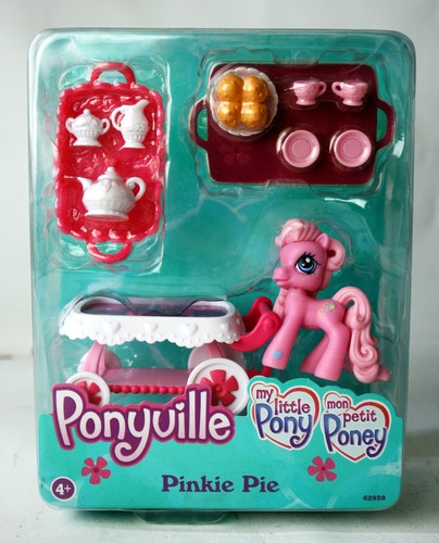 2007 MY LITTLE PONY PONYVILLE PINKIE PIE FIGURE TEA SERVING TROLLEY ...