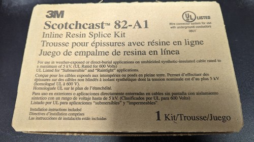 3M Scotchcast 82-a1 Inline Resin Splice Kit 4a 054007431657 for sale ...