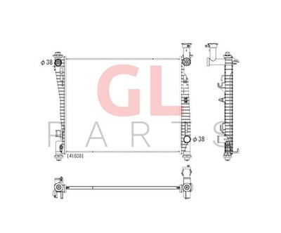 FOR DODGE DURANGO 2014-2020 Radiator Engine Cooling EDA\COOLING ...