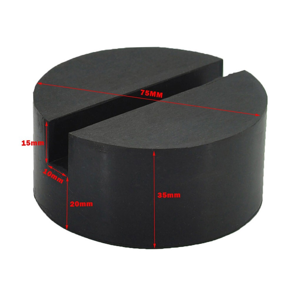 2X Car Rubber Pad Block Hydraulic Ramp Jacking Trolley Jack Adapter ...
