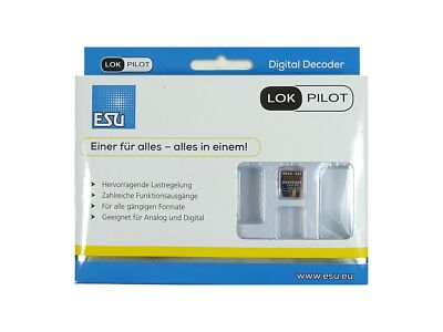 Decoder LokPilot 5 micro DCC PLux16, Spurweite N, TT, ESU 59814 neu OVP ...