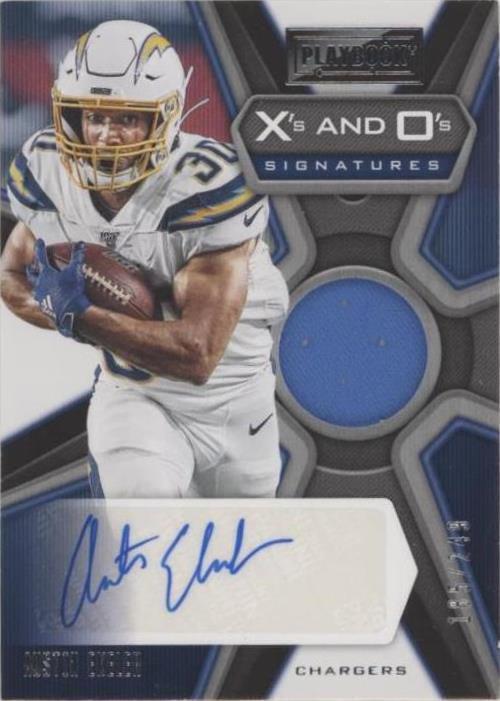 2019 Panini Playbook - X's and O's Signatures Austin Ekeler #XO-AE /249 ...