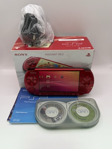 Sony PSP 3000 Handheld Console - Red Boxed | eBay UK