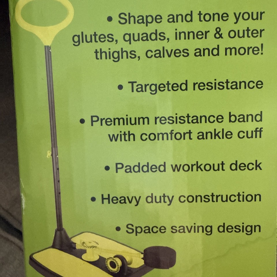 Booty Maxx - Home Workout Butt Exercise Equipment W/ Resistance Band ...