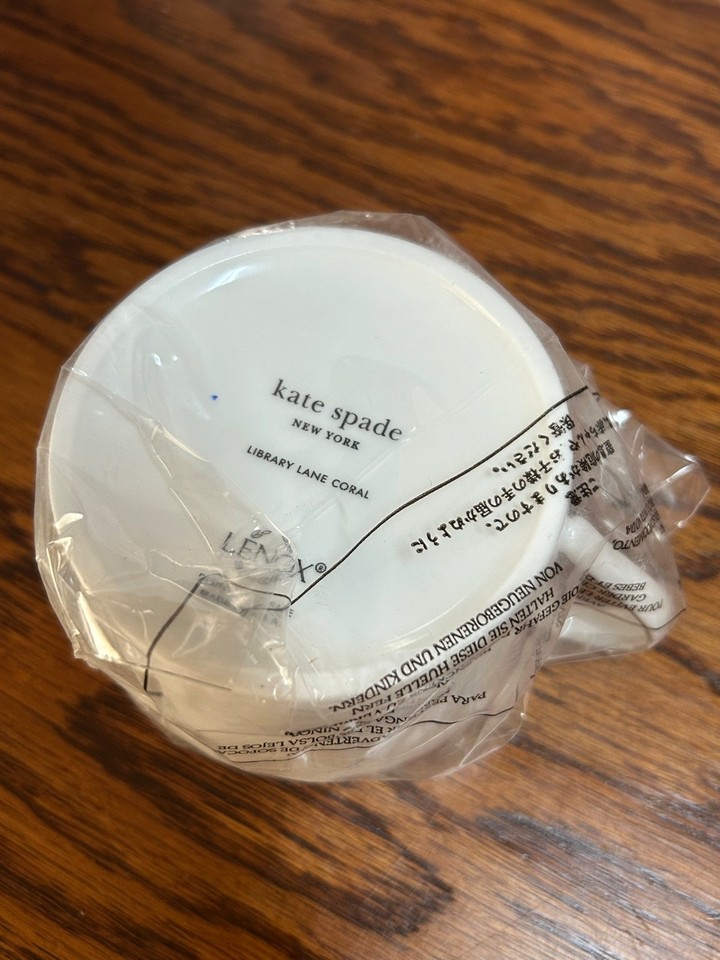 Lenox Place Setting Kate Spade NY Library Lane Coral 5 pc, Dinner Set ...